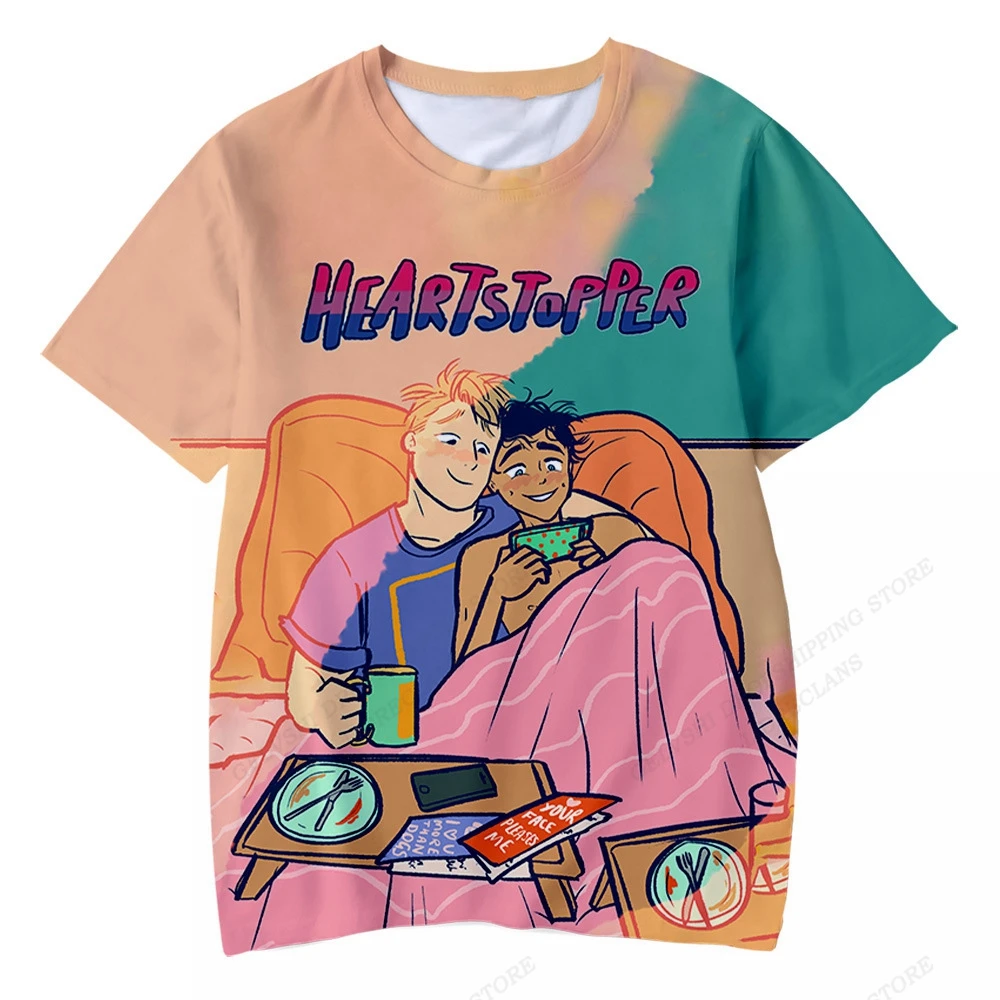 Heartstopper-3d-Print-T-shirt-Men-Fashion-T-shirts-Kids-Hip-Hop-Tops ...