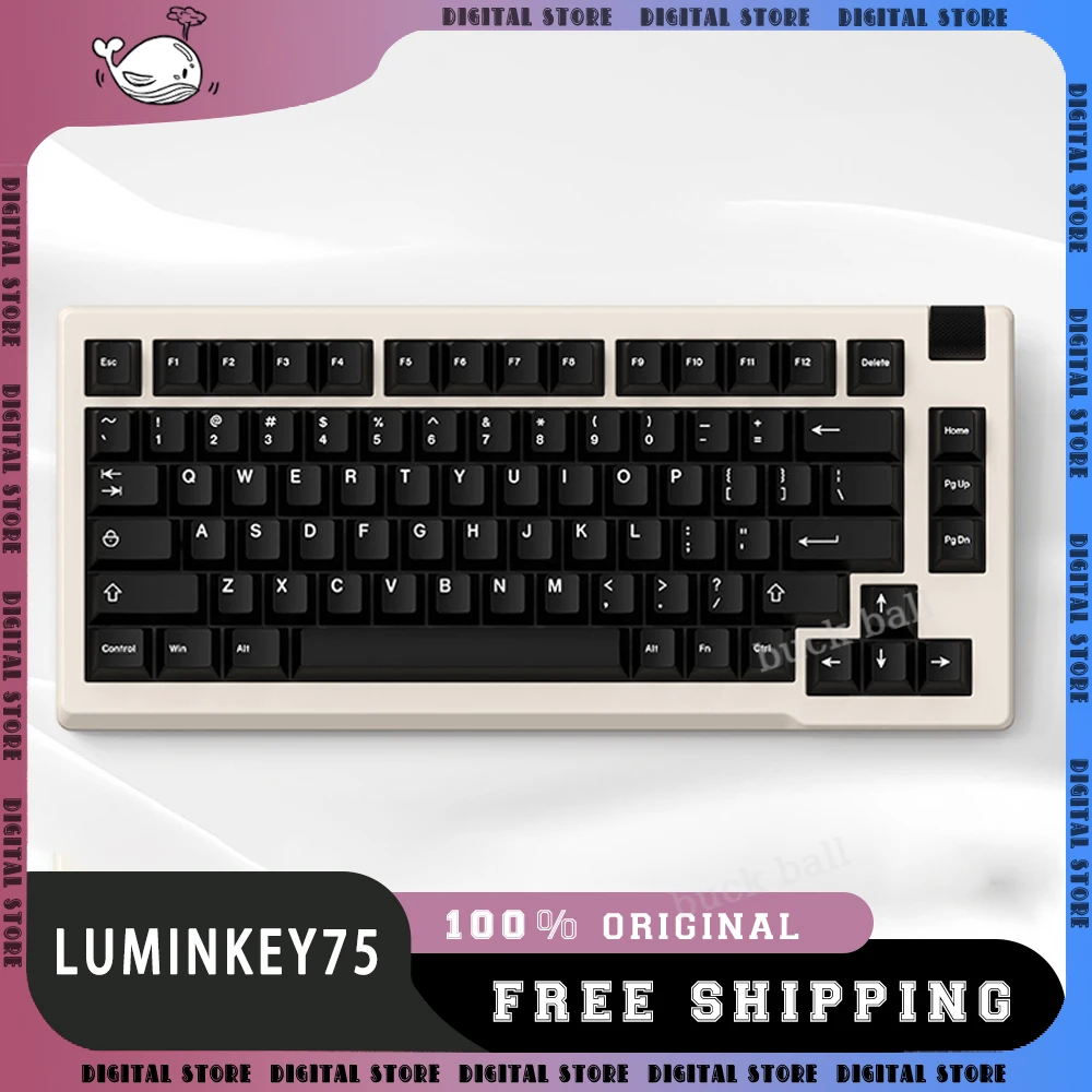 Luminkey75-Mechanical-Keyboard-Alloy-Luminkey-75-Gaming-Keyboard-81Keys-Hot-Swap-Full-Aluminum ...