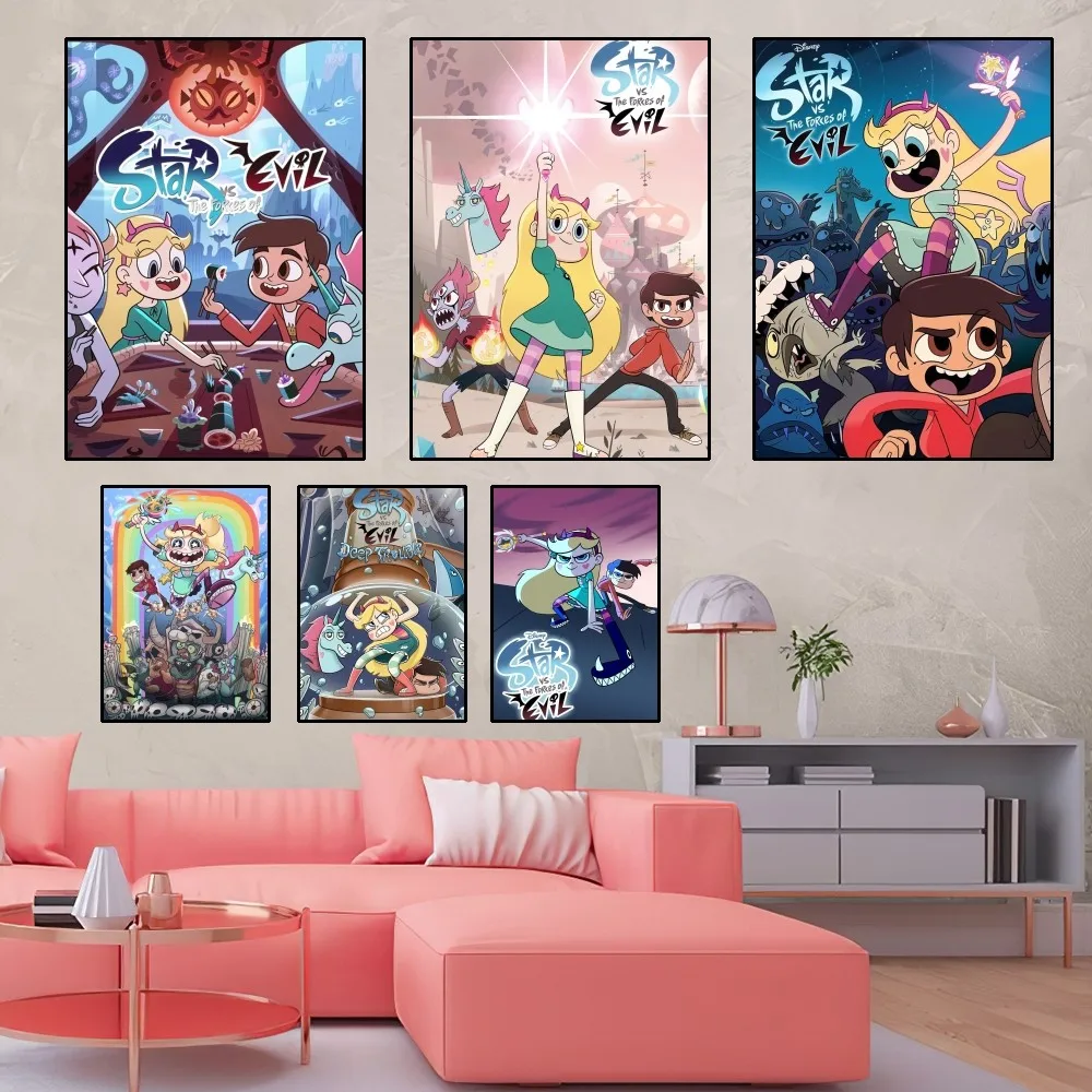 MINISO-Star-vs-the-Forces-of-Evil-Poster-Home-Room-Decor-Livingroom ...