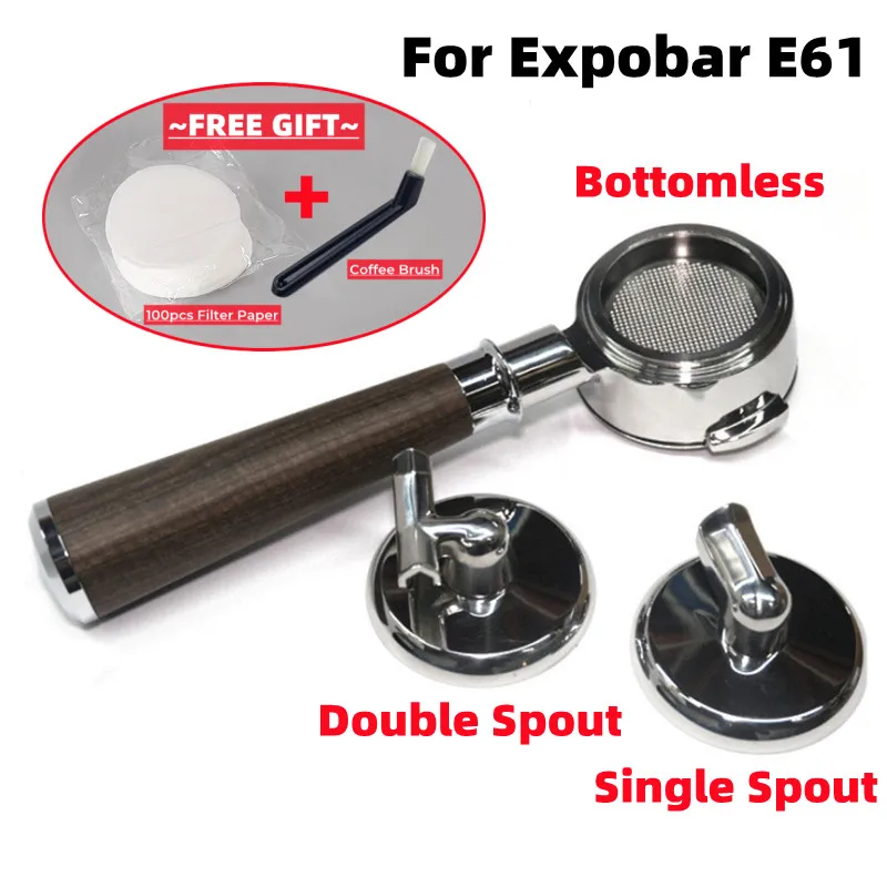 Bottomless-Portafilter-58mm-Filter-Holder-Single-Double-Spout-Coffee ...