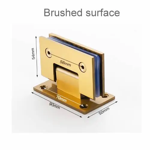 Mirror brushed surface luxury golden bathroom folder hinge 304 ...