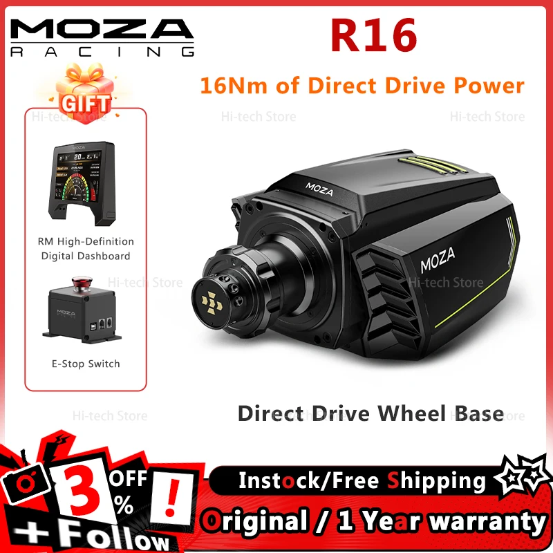 MOZA-Racing-R16-Wheel-Base-16Nm-high-torque-servo-direct-drive-high ...