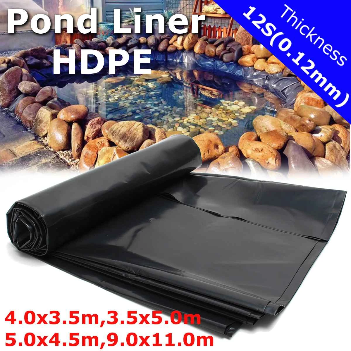 0.12mm 9.0x11.0m Waterproof Liner Film Fish Pond Liner Garden Pools ...