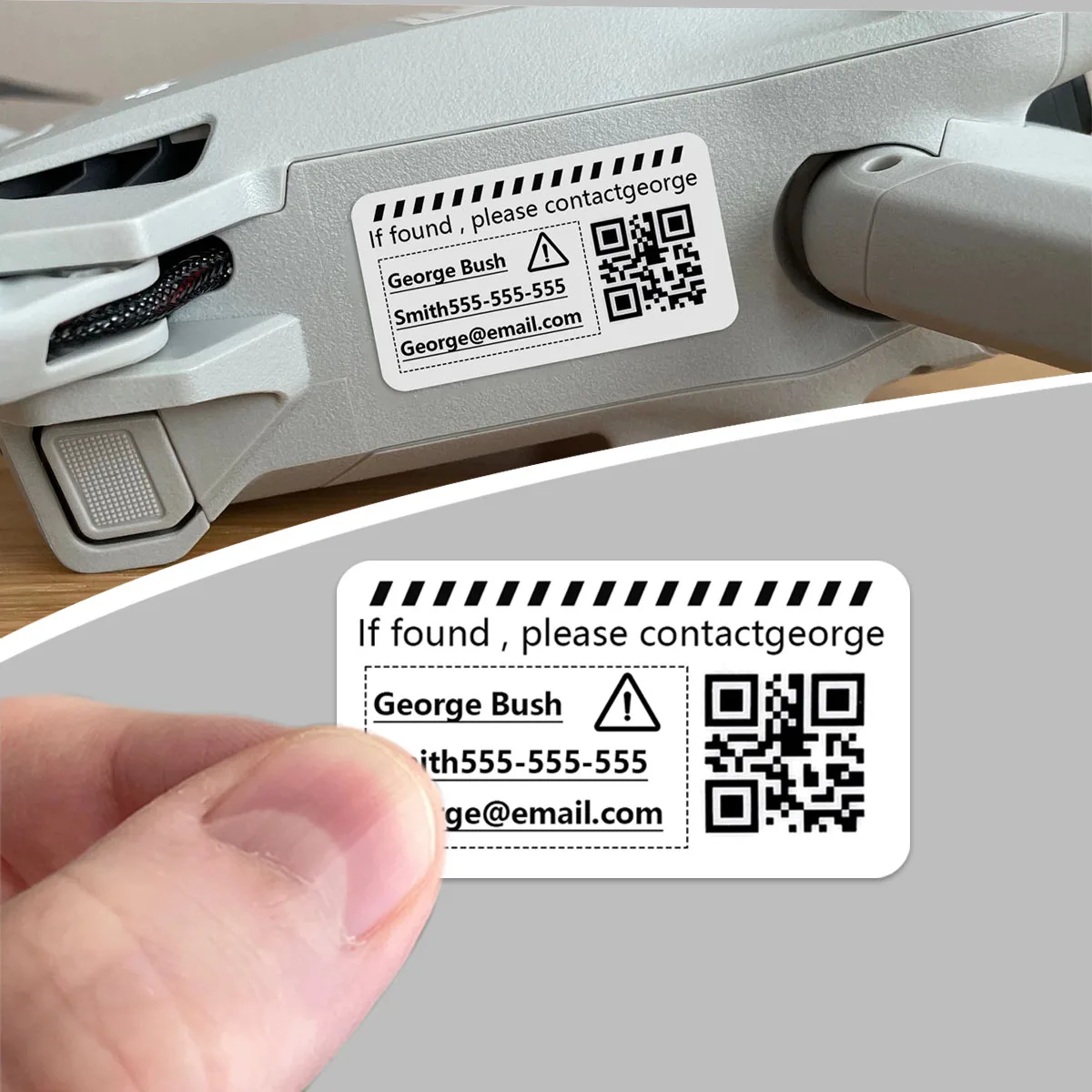 Drone-ID-Sticker-Set-Weather-Resistant-FAA-CAA-Registration-Decals-for ...