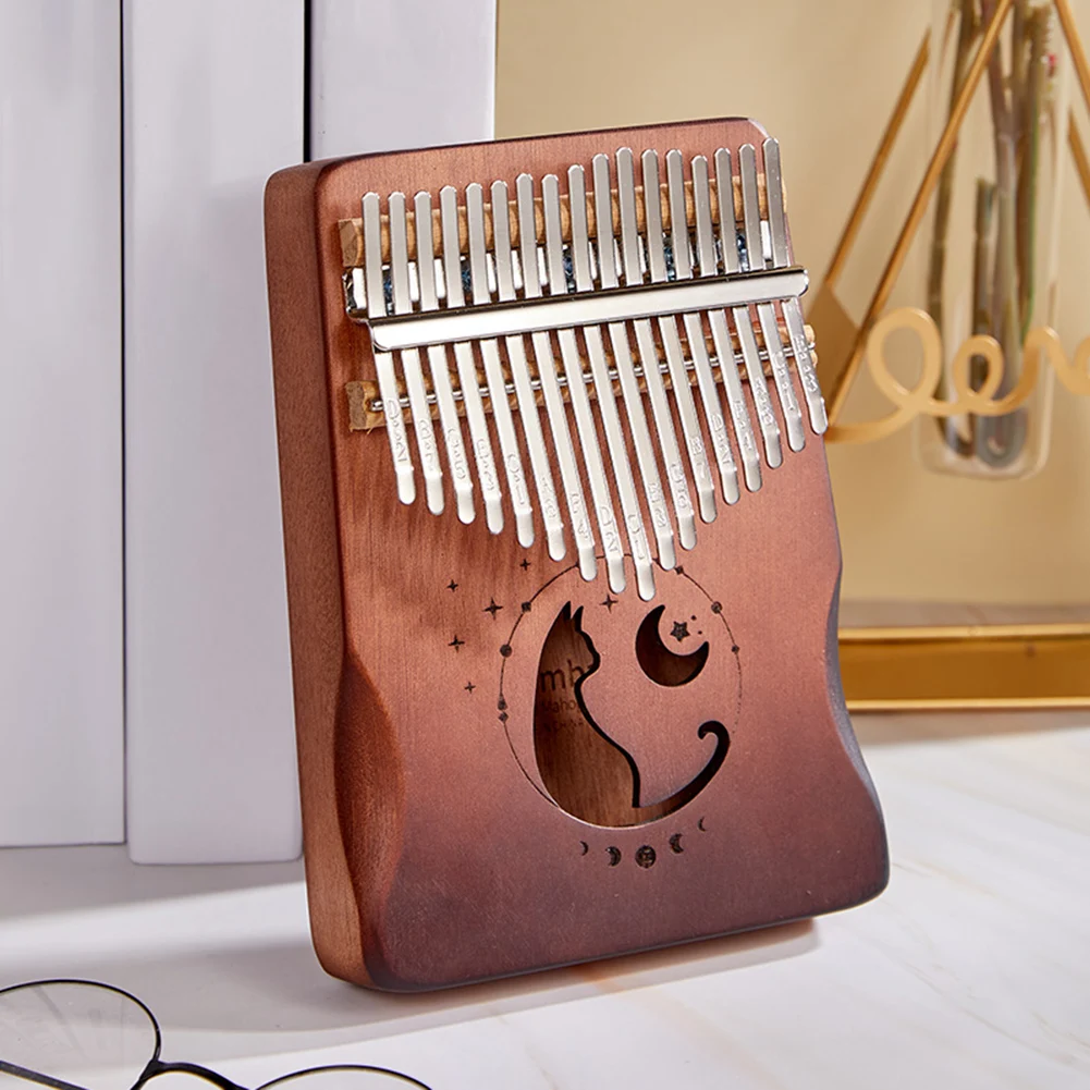 17-Keys-Professional-Kalimba-Wooden-Cute-Instrument-Kalimba-Thumb-Piano ...