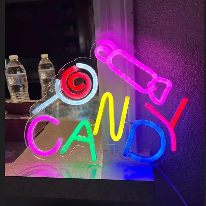 Letreros-de-ne-n-para-barra-de-dulces-cartel-de-ne-n-para-tienda-de ...