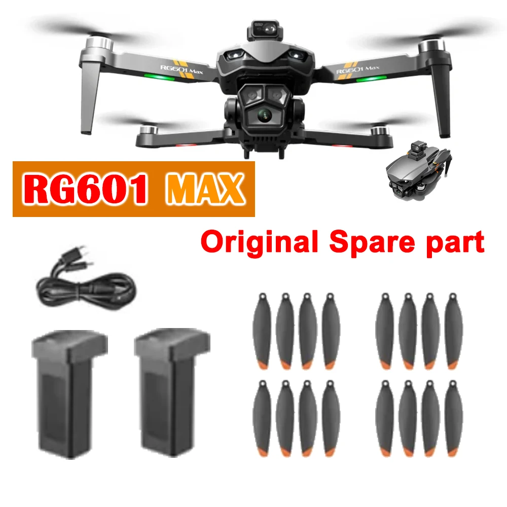Original RG601 MAX Drone Spare Part Main Blade Maple Leaf Propeller ...