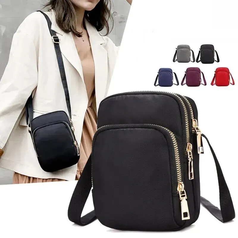 Multi-Layer-Mobile-Phone-Bag-Mini-Nylon-Crossbody-Bag-Lightweight ...
