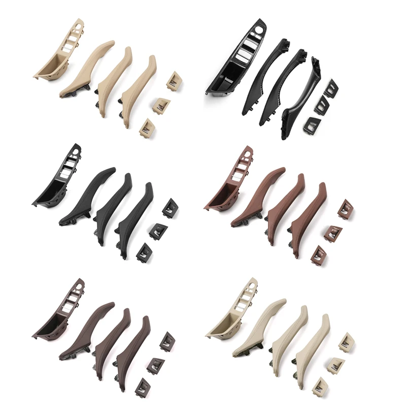 Car Door Handle Cover for BMW 5 Series F10 2011-2016 Interior Door Pull ...