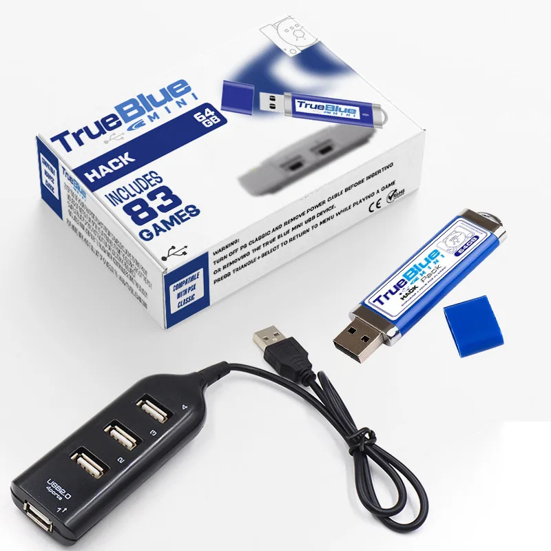 True Blue Mini Crackhead Pack 32G/64G Fight Pack PS ONE MINI ...