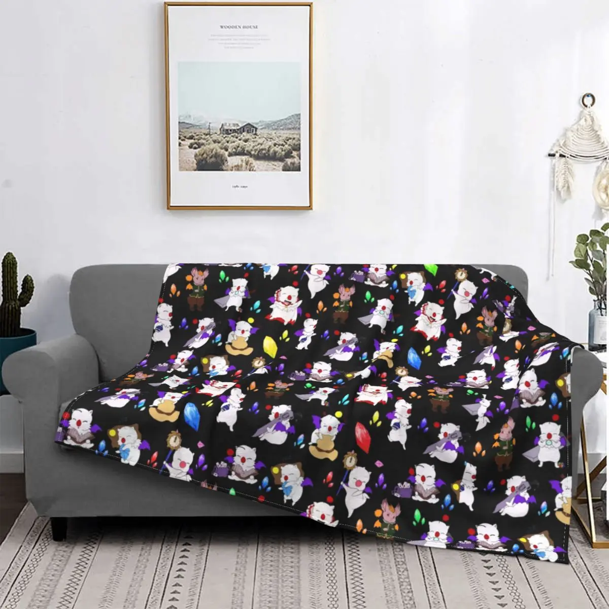 Final Fantasy Moogle Plush | Final Fantasy X Blanket | Moogle Final ...