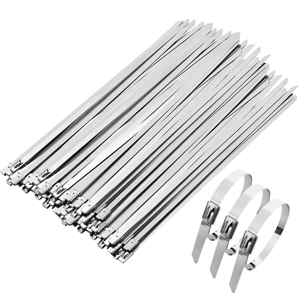 Bridas-de-acero-inoxidable-para-cables-anillo-de-sujeci-n-autosellante ...