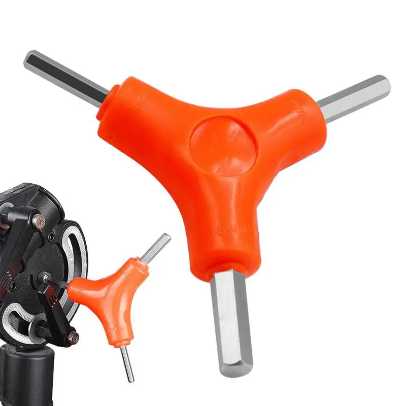 Bicycle-3-Way-Hex-Keys-Wrench-4-5-6mm-Y-Shape-Allen-Key-Triangle-Steel ...