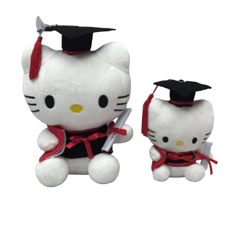 Sanrio-Cinnamoroll-Kuromi-Hello-Kitty-Plush-Graduation-Season-Toy ...