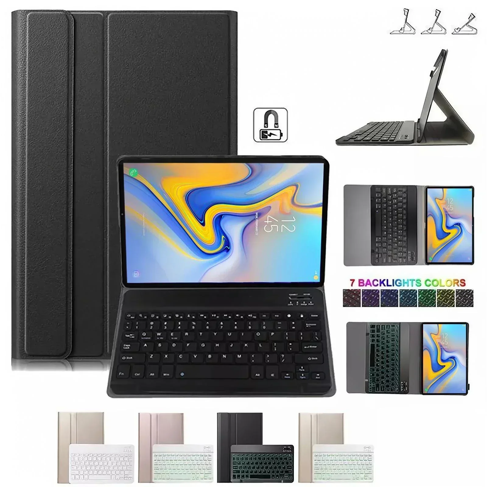 For Samsung Galaxy Tab A T590 T595 10.5 Inch Keyboard Case, Tablets ...