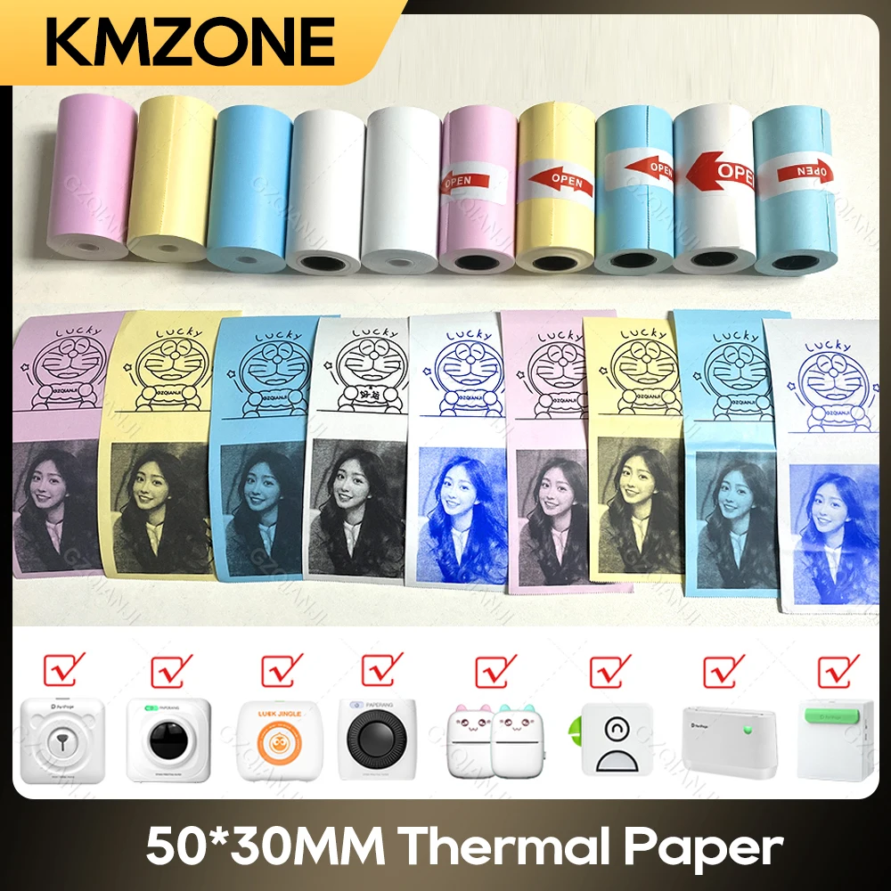 Universal-Paper-Rolls-57x30mm-Thermal-Photo-Paper-for-All-Mini-58mm ...