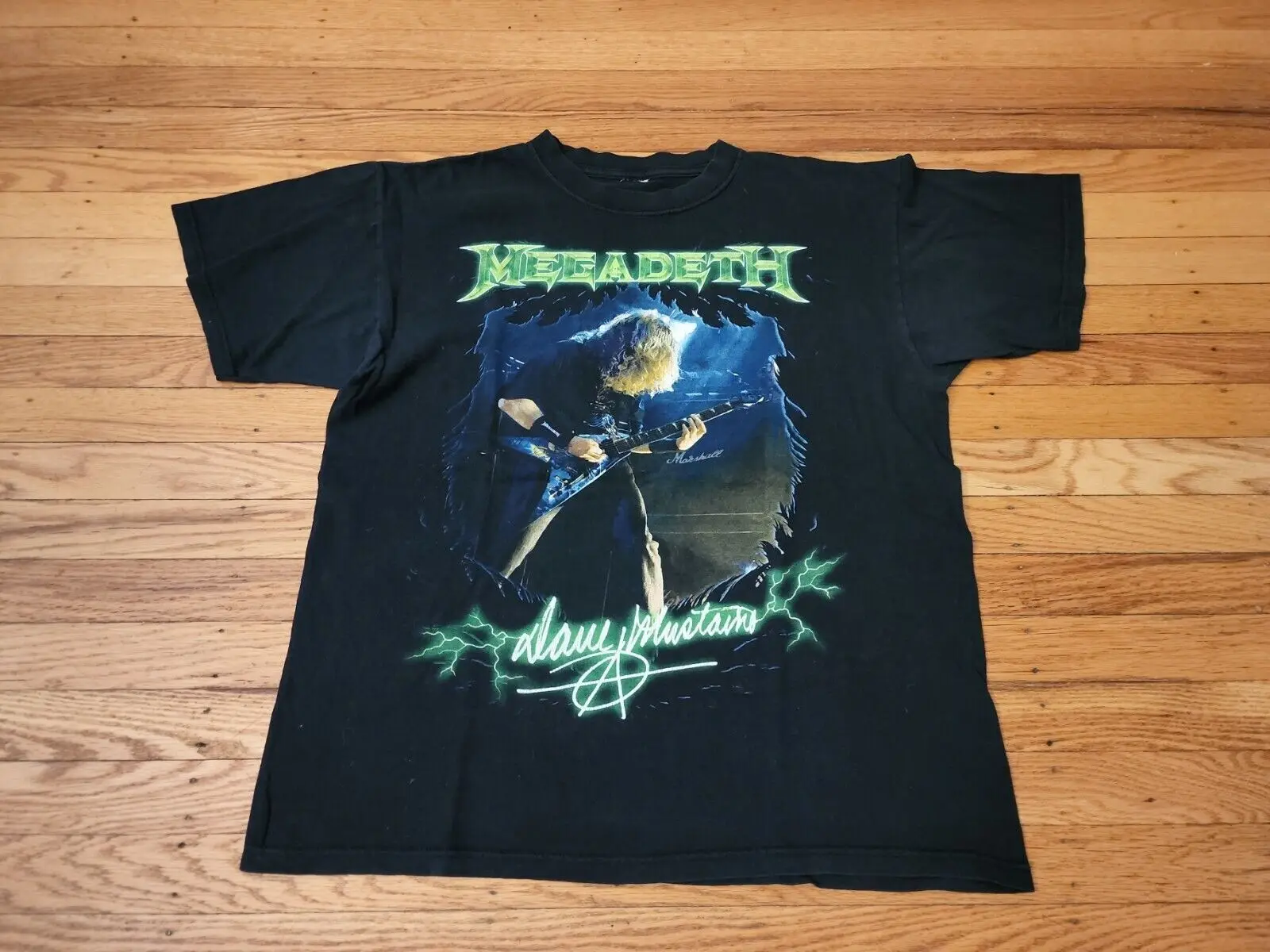 Megadeath Dave Mustaine Concert T-shirt Black Unisex Cotton All Size S ...