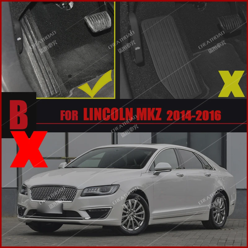 Car Floor Mats For Lincoln Mkz 2014 2015 2016 2017 2018 2019 2020 Custom Auto Foot Pads Carpet Cover Interior Accessories Floor Mats AliExpress