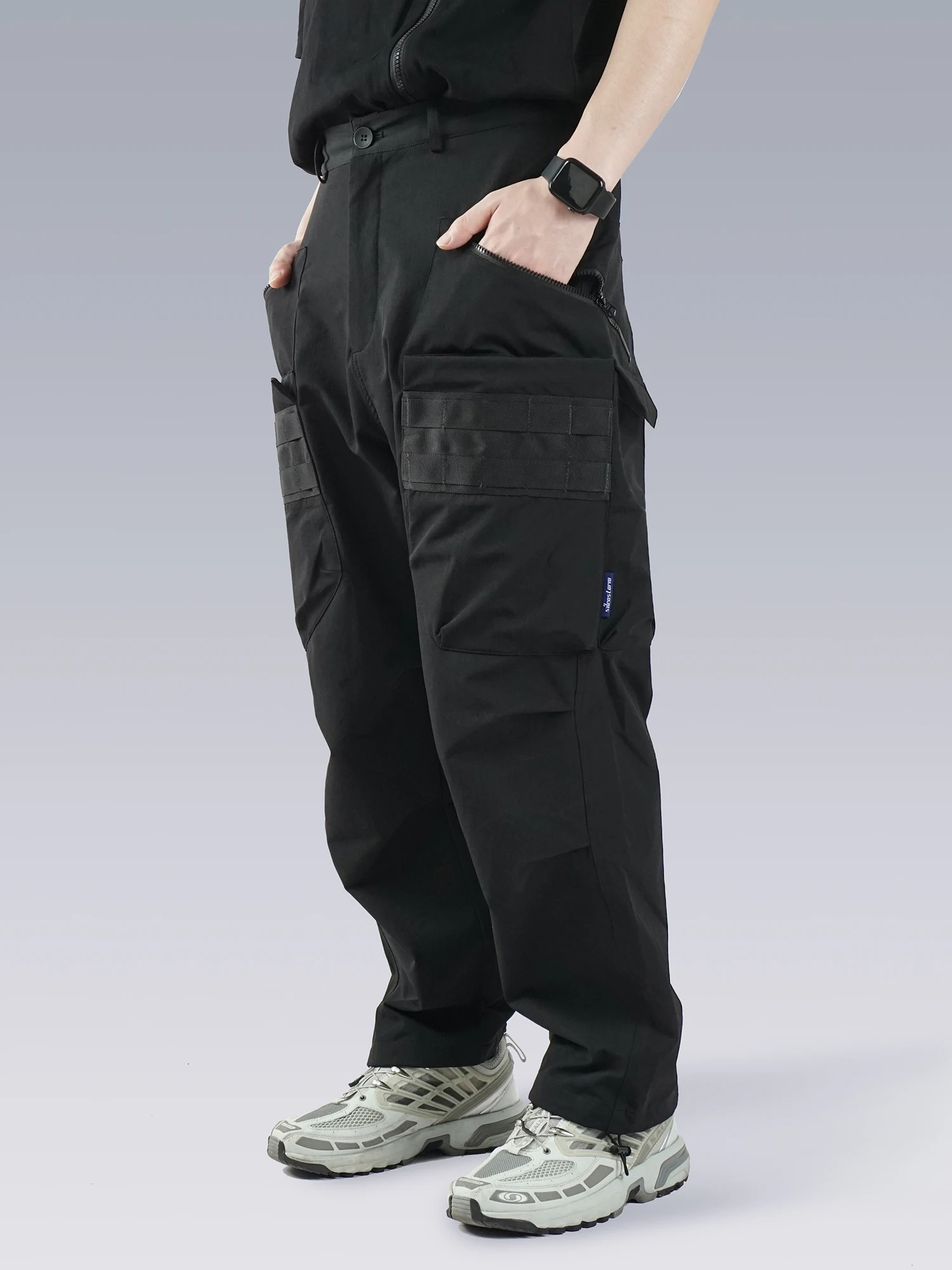 Silenstorm 22aw Front molle cargo pants multiple pockets elastic waist ...