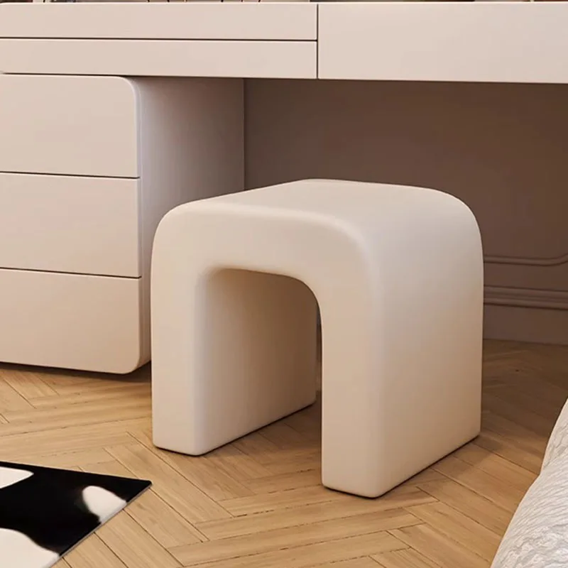 Bedroom-Designer-Vanity-Chair-Nordic-Modern-Pouffe-Accent-Makeup-Stool ...