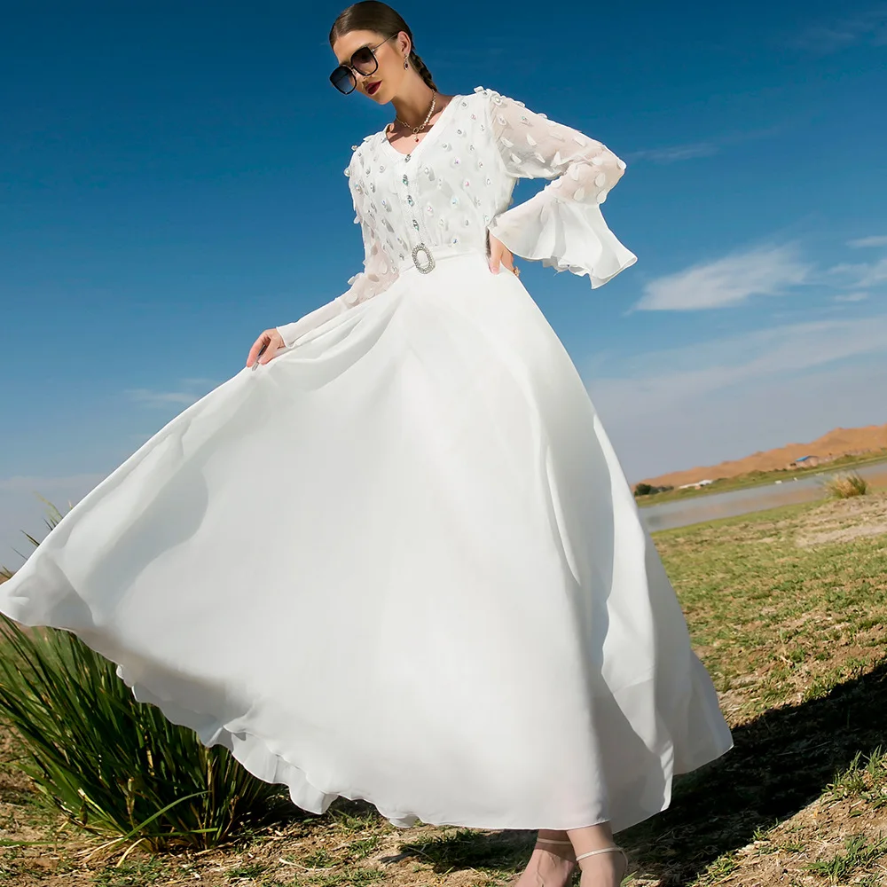 White Abaya For Wedding
