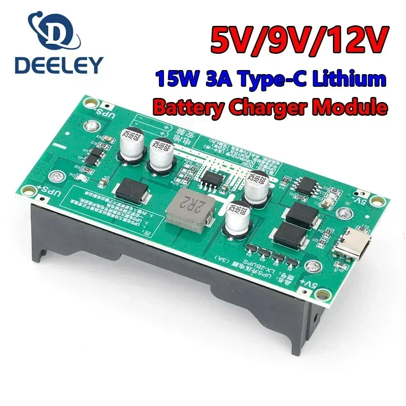 Type-C-15W-3A-18650-Lithium-Battery-Charger-Module-DC-DC-Step-Up ...