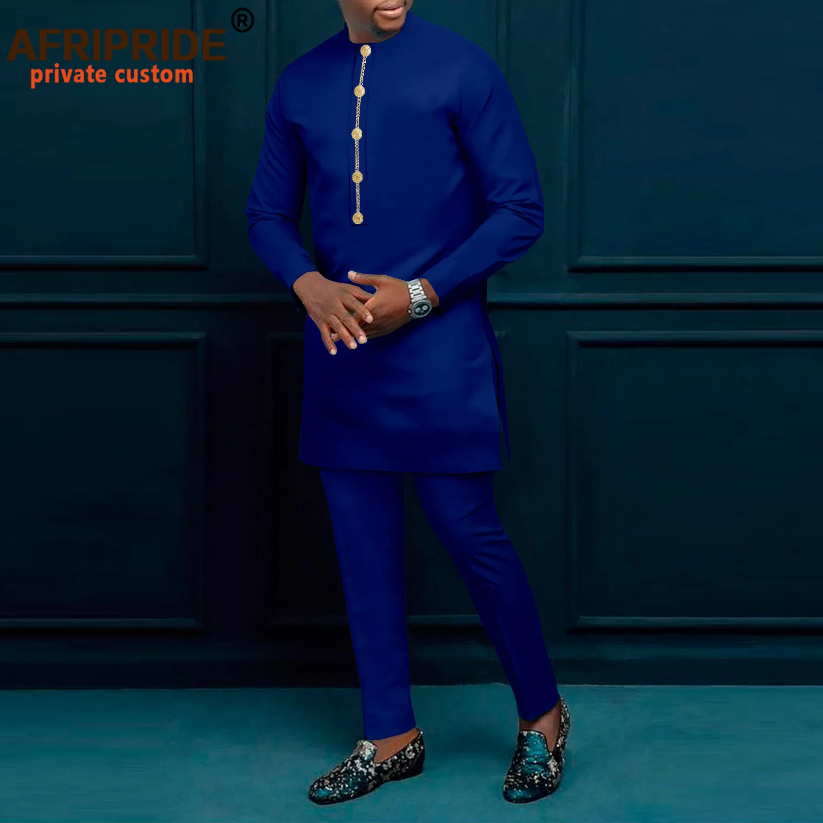 Ebuka Traditional Suits and Trouser 2 Piece Set – Orevaa African Clothing