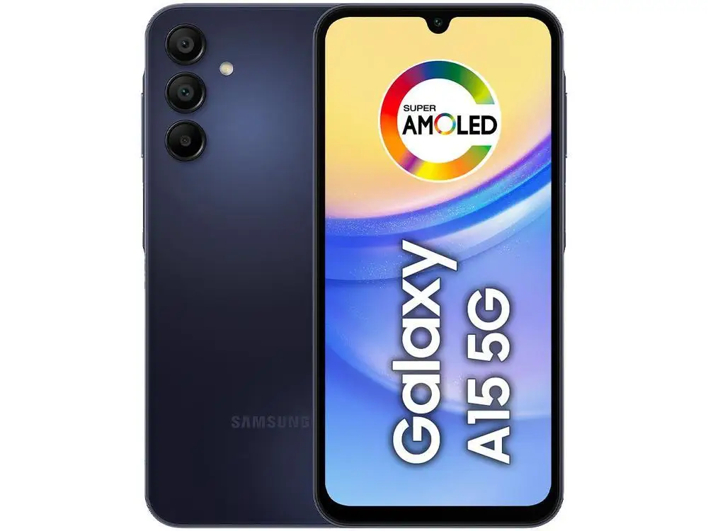 Smartphone Samsung Galaxy A15 6,5 "128GB Dark Blue 5G 4GB RAM Camera ...