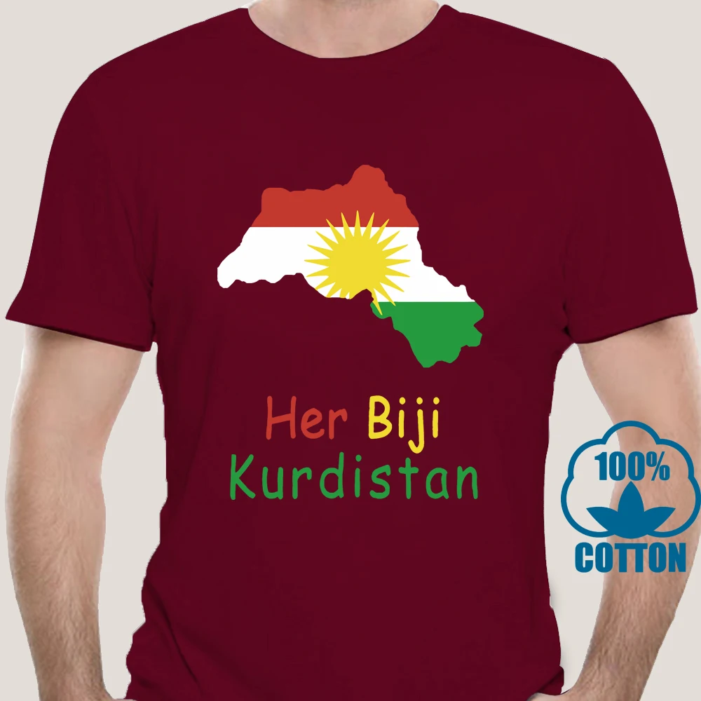 0754x Her Biji Kurdistan Ypg Rojava Kurd Kobane Kobani T-shirt Tutte Le ...