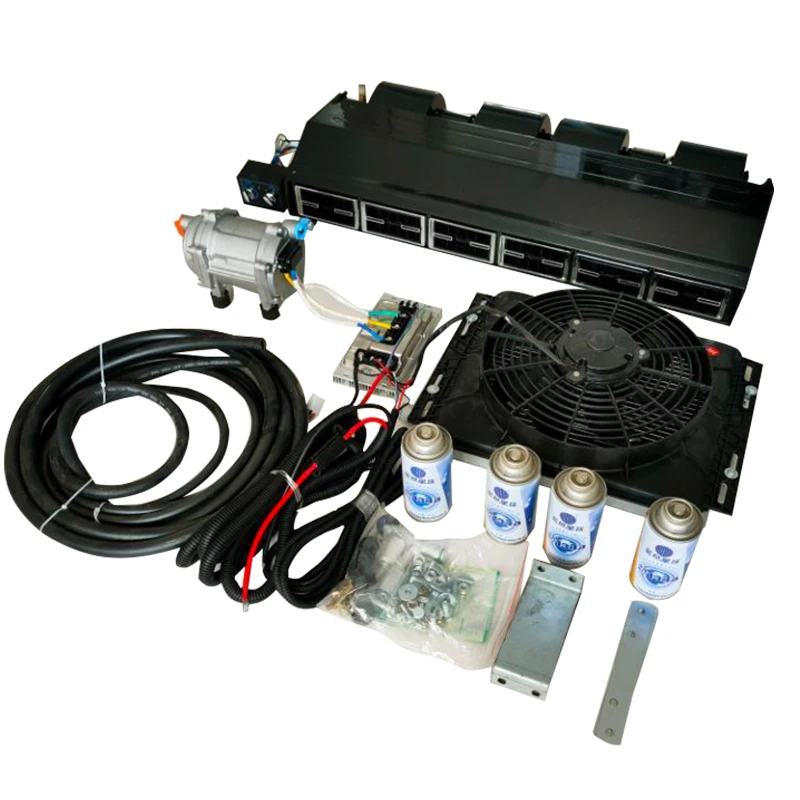 FOR-TRUCK-BUS-UNIVERSAL-AUTO-AC-SYSTEM-A-C-KIT-UNDER-DASH-EVAPORATOR ...