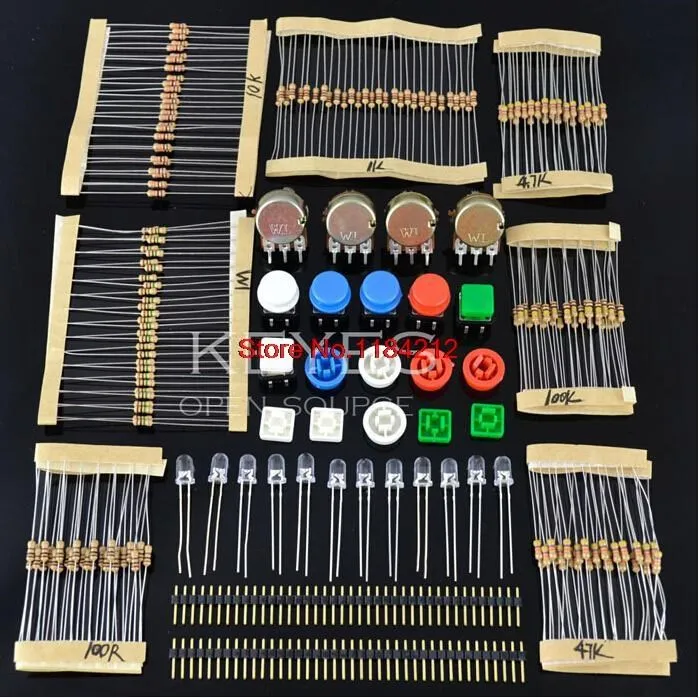Kit-de-resistor-para-arduino-kit-de-iniciantes-uno-r3-com-led-potenci ...
