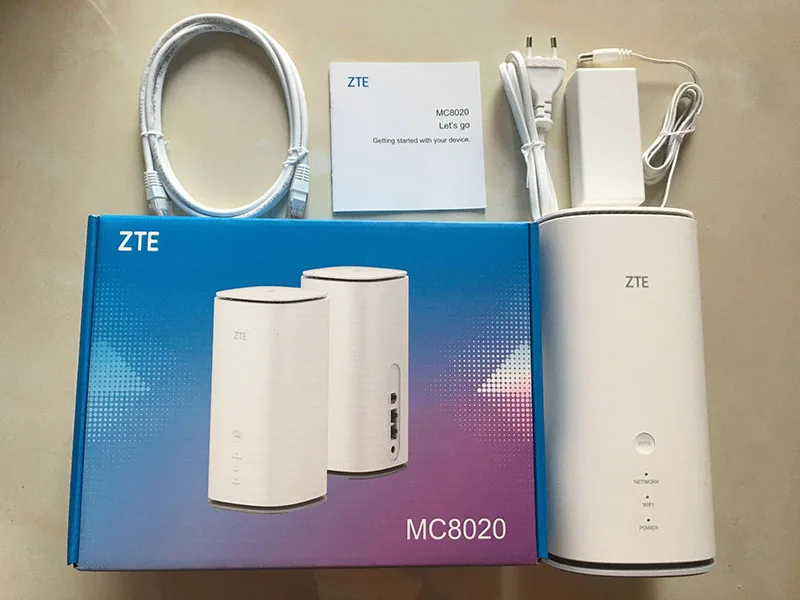 مودم ZTE MC8020 5G CPE واي فاي 6 ثنائي النطاق 5400Mbps حتى أجهزة التوجيه اللاسلكية مع فتحة بطاقة ...
