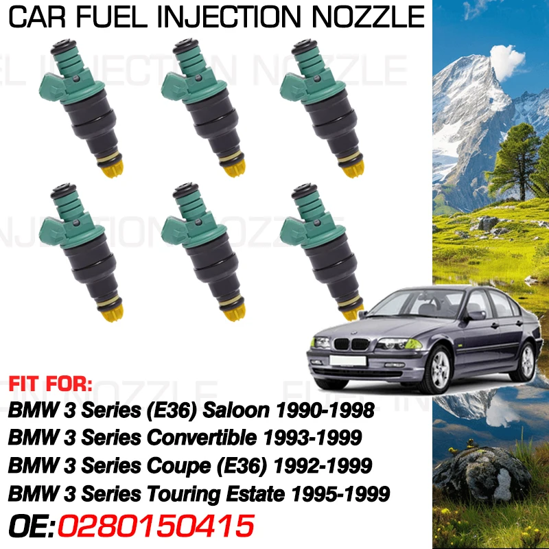 1x-Car-Fuel-Injectors-Nozzle-Injection-for-BMW-5-Series-E34-E39-Saloon ...