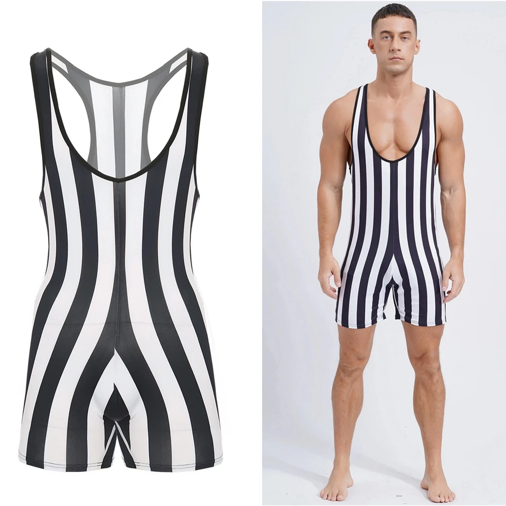 Mono-corto-de-rayas-para-deportes-acu-ticos-para-hombre-ropa-moldeadora ...