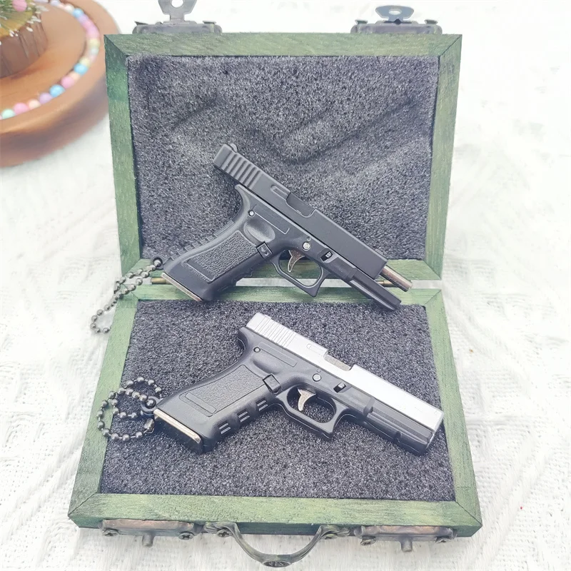 Llavero-creativo-1-3-Glock-G17-modelo-de-Semi-aleaci-n-regalo-encanto ...