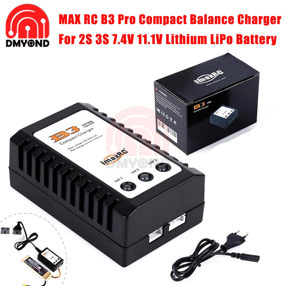AC100V-240V-Balance-Battery-Charger-IMAX-B3-Pro-Compact-10W-2S-3S-Lipo ...