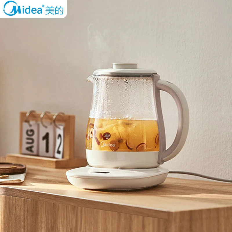 Midea-1-5L-Electric-Kettle-220V-Health-Preserving-Pot-Desktop-Teapot ...