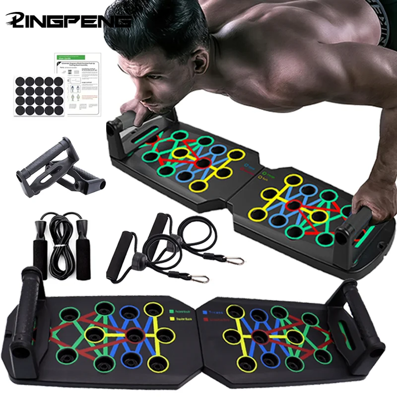 Home Gym Equipment 30in1 Home Workout Set with Foldable Push Up Bar ...