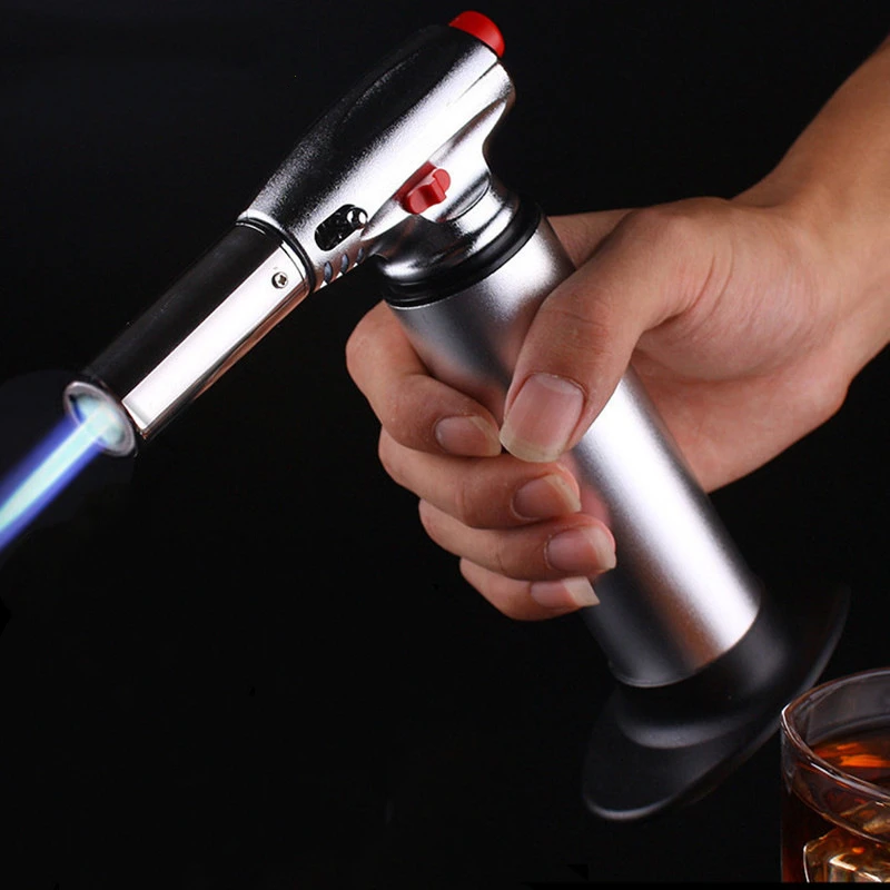 BBQ-Kitchen-Gas-Lighter-Big-Size-1300-Flashlight-Turbo-Lighter-Cigar ...