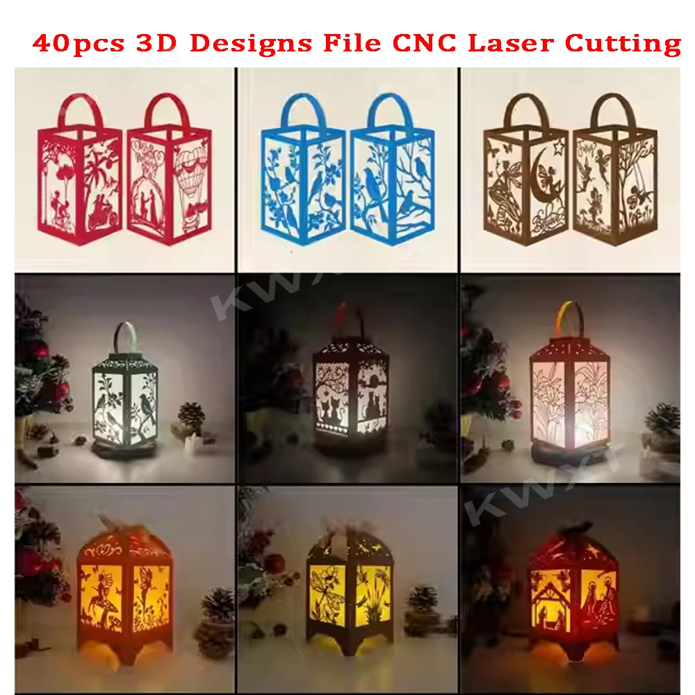 40-3D-Paper-Lamp-Drawings-Vector-drawings-STL-Model-SVG-Carved-Figure ...