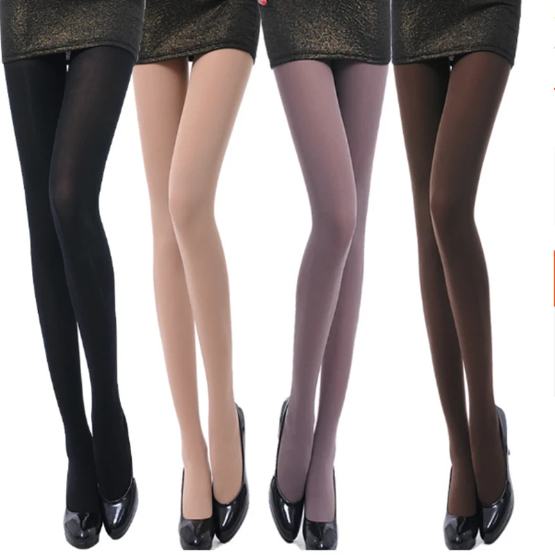 Woman Tights Plus Size Color Anti-hook Tear Resistant Super Elastic ...