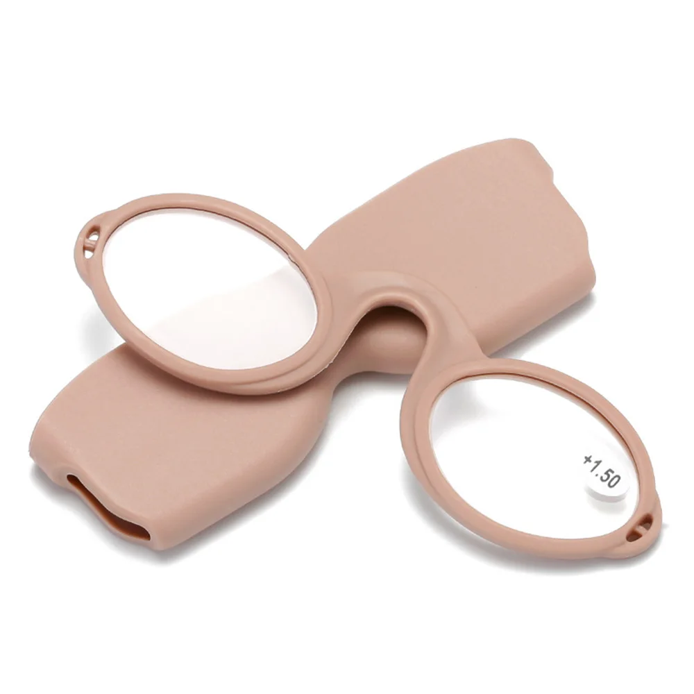 New-Silica-Gel-Nose-Clip-Reading-Glasses-Mini-Wallet-Portable-Legless ...