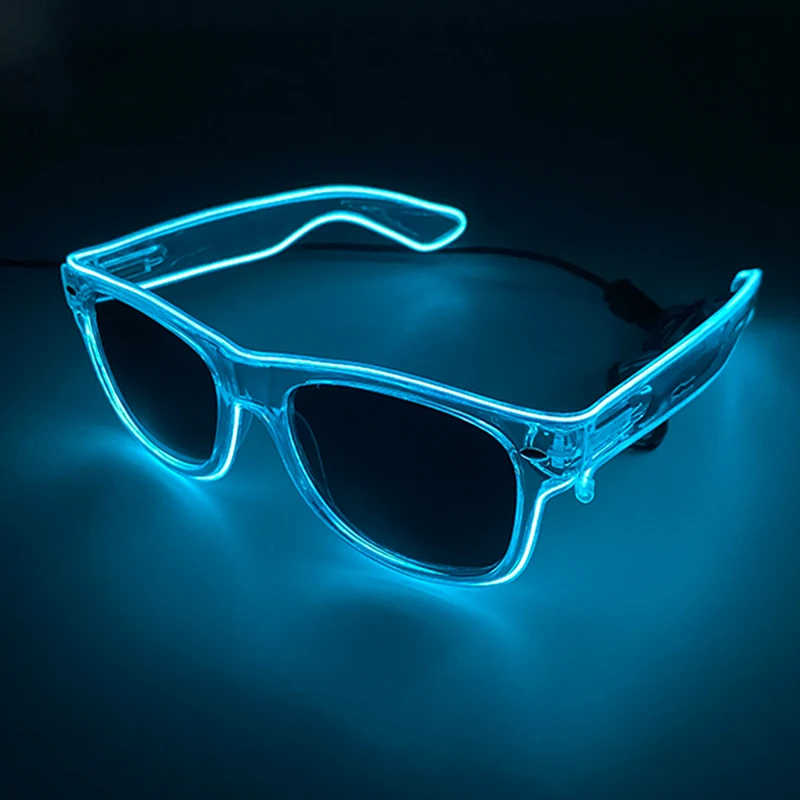 2023 Luminous LED Glasses Bachelorette Party Glow Sunglasses With Light ...