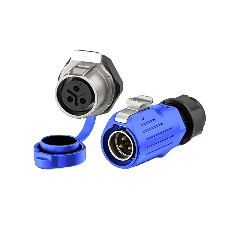 Avia-o-El-trica-Power-Connector-Industrial-Quick-Lock-Painel-cabo-de ...