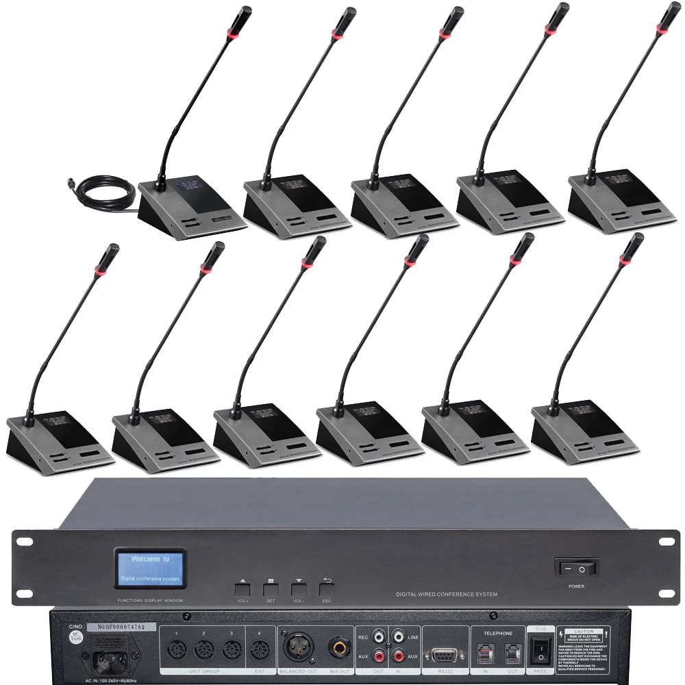 MiCWL-MXC630-Built-in-Speaker-Digital-Desktop-Gooseneck-Microphone ...