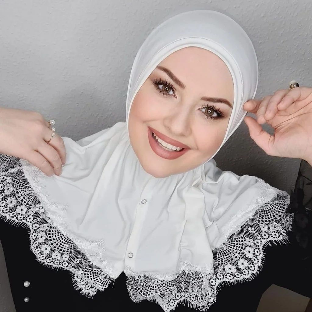 Ramadan-Practical-Instant-Hijab-Scarf-Shawl-Snap-Plain-Color-Headscarf ...
