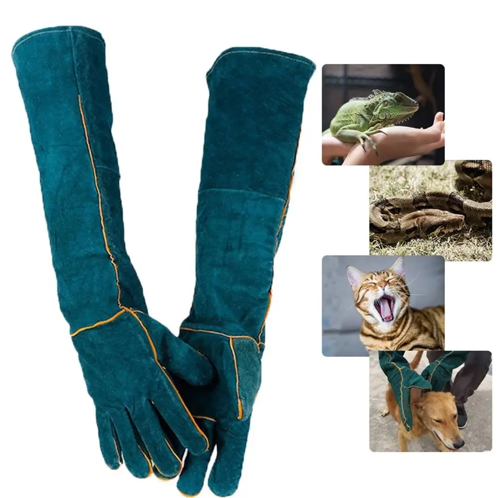 A Pair Safety Thickening Grasping Cat Wrestling Glove Wear Resistant ...