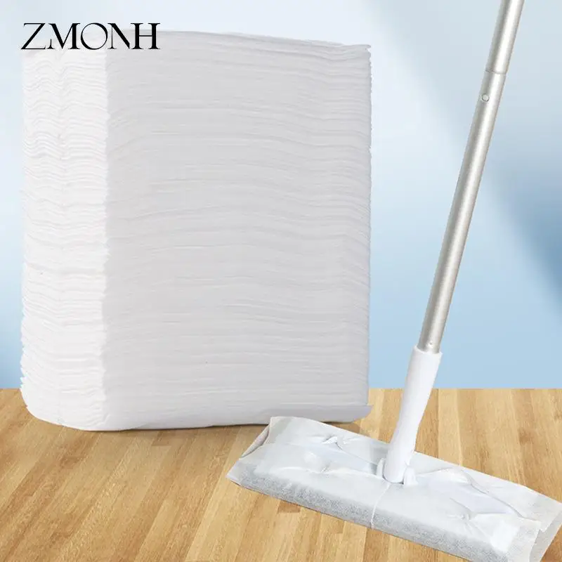 100pcs/pack Wet And Dry Electrostatic Dust Mop Paper Disposable ...