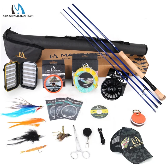 Maximumcatch Predator 7ft11/9/10ft 8-10WT Complete Saltwater Fly Rod ...