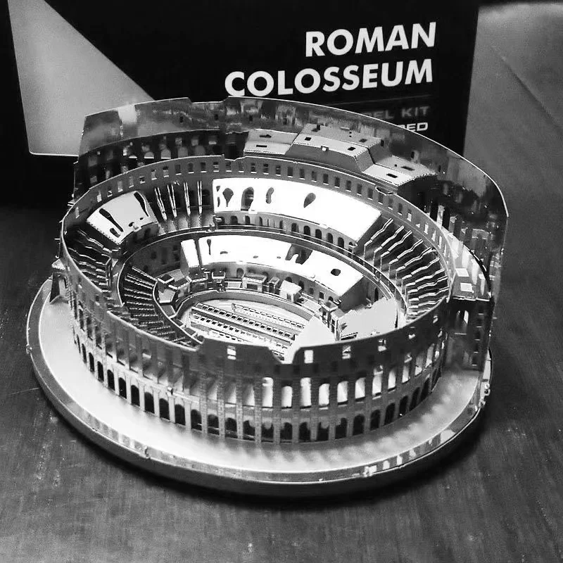 Mfuny-Roman-Colosseum-Full-Metal-Lron-DIY-Assembly-Model-3D ...